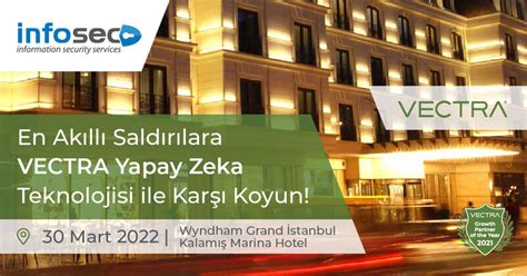 Infosec Ve Vectra Ai Wyndham Grand İstanbul Kalamış Marina Hotelde Marmara Denizinin Eşsiz