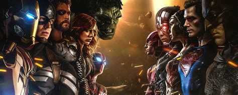 Marvel Dc Wallpaper Dual Screen Monitor Free Download Marvel Vs Dc