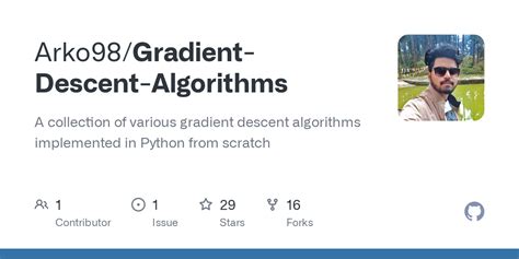 Github Arko98gradient Descent Algorithms A Collection Of Various Gradient Descent Algorithms