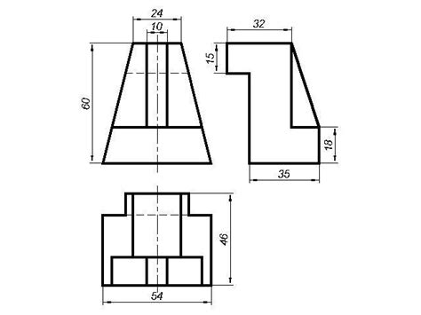виконати креслення деталі в трьох проекціях покажите как оно будет