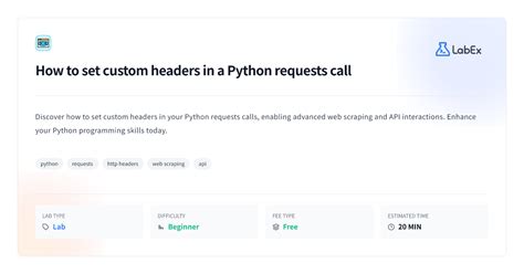 How To Set Custom Headers In A Python Requests Call Labex How To Set Custom Headers In A Python Requests Call Labex