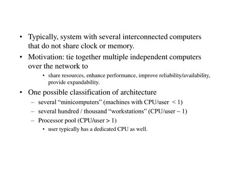 Ppt Ch4 Distributed Systems Architectures Powerpoint Presentation