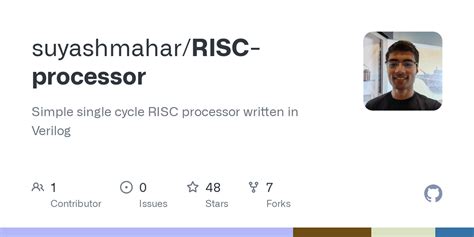 Github Suyashmahar Risc Processor Simple Single Cycle Risc Processor Written In Verilog