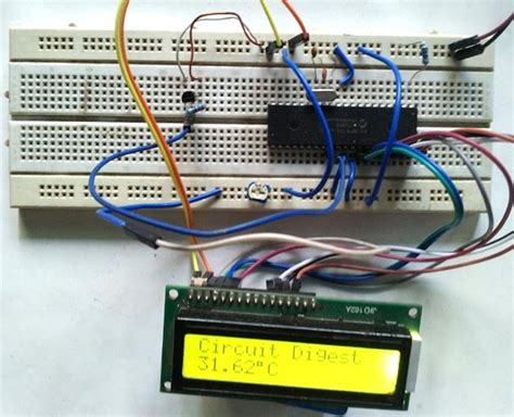 Digital Thermometer Using A Pic Microcontroller And Ds18b20