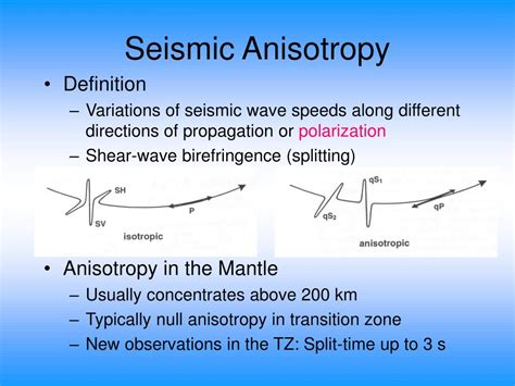 Ppt The Mantle Transition Zone Seismic Properties Deep Subduction