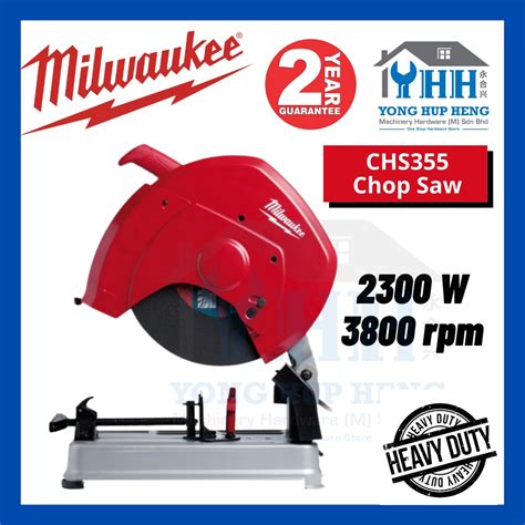 Milwaukee Chs 355 14” Chop Saw Electric Cut Off Machine Chs355 Shopee Malaysia