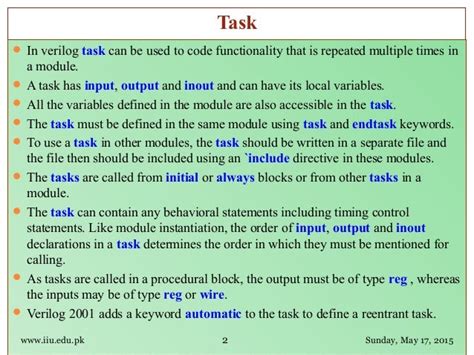 Fpga 13 Task And Functions