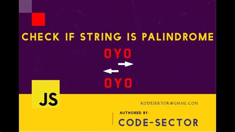 The Experts Guide To Check If String Is Palindrome In Javascript Youtube