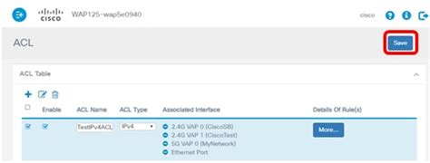 Configure IPv4 ACL On The WAP125 And WAP581 Cisco