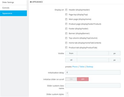 Prestashop 16x How To Manage ‘tm Motopress Slider Module Zemez Support