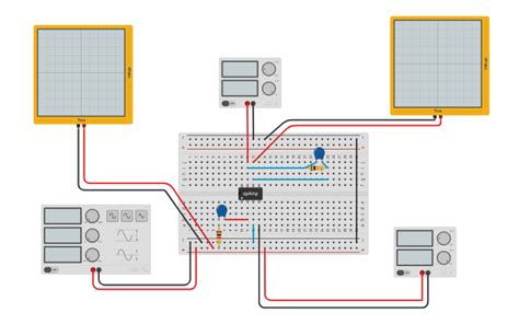 Circuit Design Differentiator Circuit Tinkercad