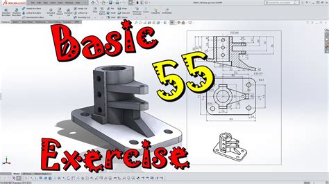 Tutorial SOLIDWORKS Basic Exercise YouTube