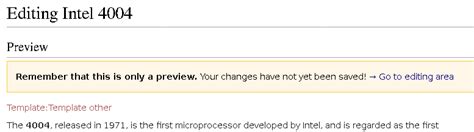 Mediawiki Templatetemplate Other Is On The Top Of The Page Despite