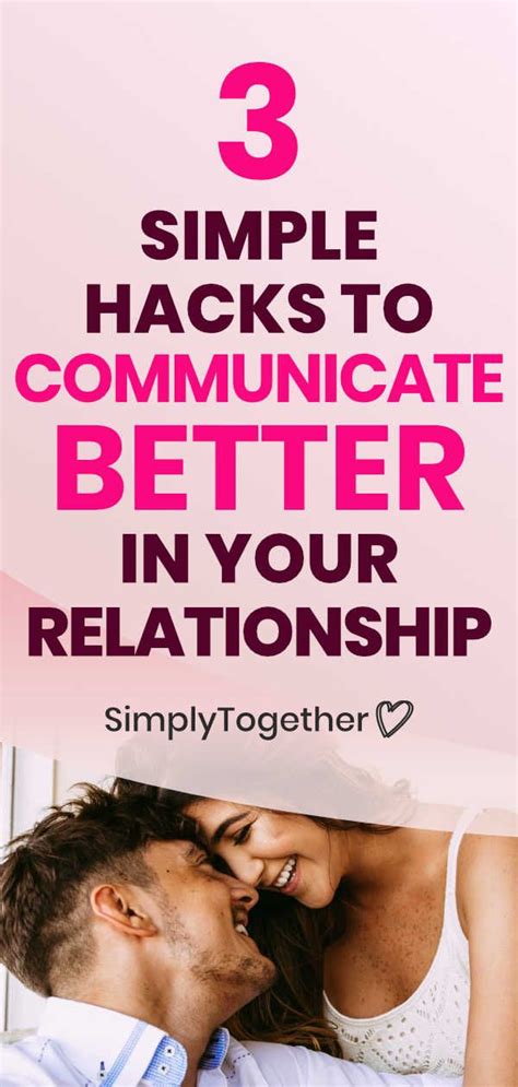 3 Easy Hacks To Communicate Effectively In Your Relationship Simplytogether Glückliche Paare