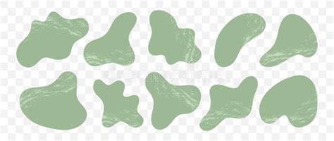 freeform colorful shapes abstract irregular random blobs modern graphic design elements stock