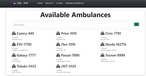 Ambulance Booking System Using Php Mysql Comprehensive Tips