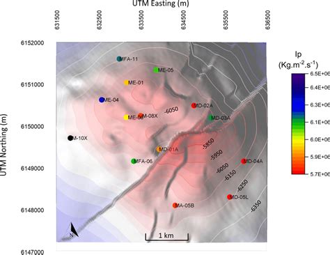 Acoustic Impedance Corresponding To The Porosity Of 0 3 In The Oil Zone Download Scientific