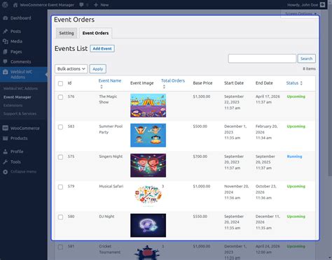 Wordpress Woocommerce Event Manager Plugin By Webkul Codecanyon