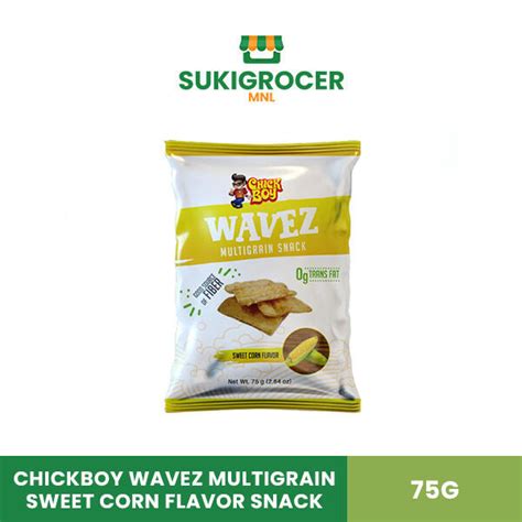Chickboy Wavez Multigrain Sweet Corn Flavor Snack 75g
