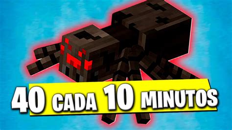 🌀 Granja De Experiencia Con Spawner De Arañas Minecraft Bedrock 1 21 Youtube
