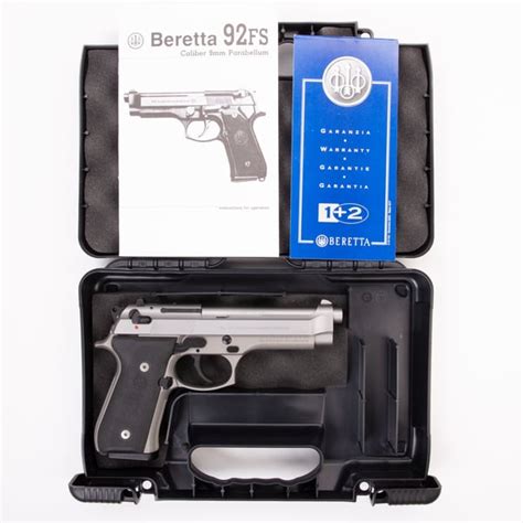Beretta 92fs Inox For Sale Used Excellent Condition
