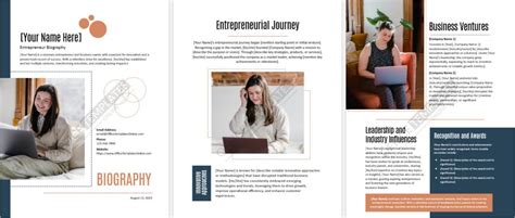 5 Free Personal Biography Examples And Templates For Ms Word