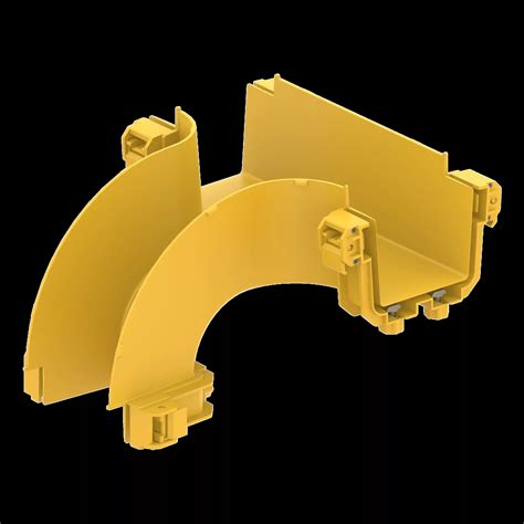 Vertical Offset Drop Body 100mm Fiber Ducting Solutions