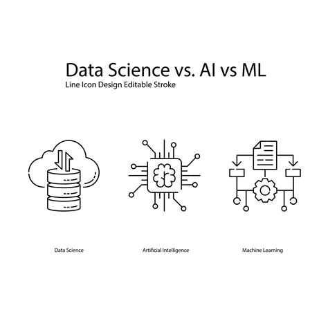 Premium Vector Artificial Intelligence Ai Machine Learning Ml Data