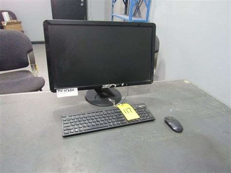 Lot 1 Dell I5 Core Pc Tower 1 Lcd Monitor Keyboard And Mouse And 1 Brother Mfc L2710dw
