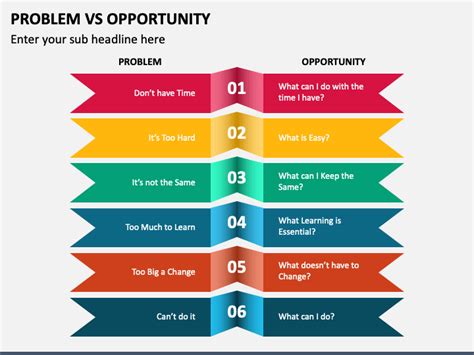Problem Vs Opportunity PowerPoint And Google Slides Template PPT Slides
