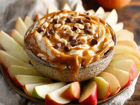 Creamy Snickers Caramel Apple Dip For Fall Natura Cuisine