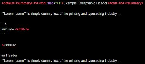Details And Summary Tag Collapsible Header · Issue 6665 · Laurent22joplin · Github
