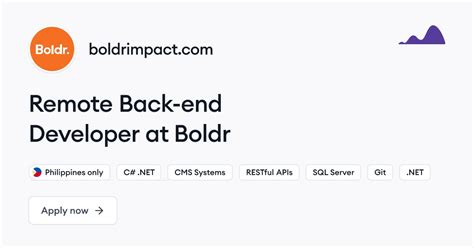 Boldr Is Hiring A Remote Back End Developer Boldr Remotework Remotejob Workfromhome Cnet