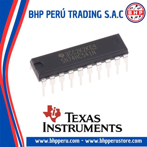 SN74HC541N TEXAS INSTRUMENTS CIRCUITO INTEGRADO I C BUFFER NON INVERTER 6V DIP 20 BHP Perú Web