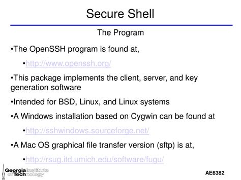 Ppt Secure Shell Powerpoint Presentation Free Download Id5185250