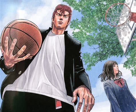 Hanamichi Sakuragi And Haruko Akagi