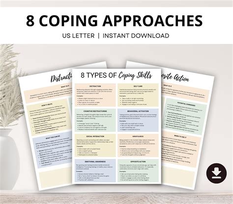 8 Types Of Coping Skills Toolkit For Emotional Regulation Coping Strategies For Ptsd Anxiety