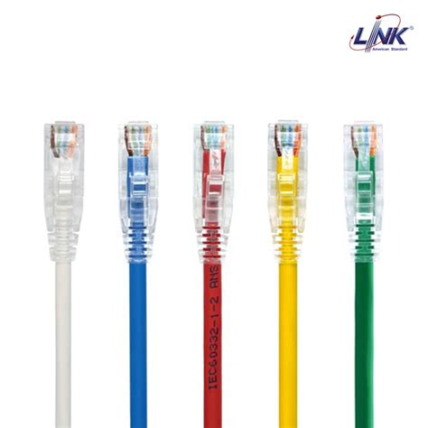 LINK สายแลน Patch Cord CAT 5E LSZH Low Smoke Zero Halogen US 500XLZ X Shopee Thailand