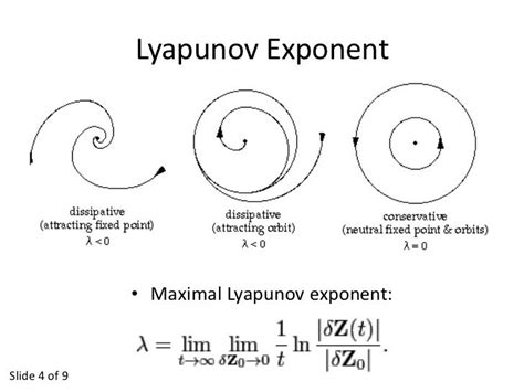 lyapunov exponent of time series data