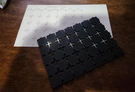 Index Card Monthly Calendar Stencil Zettelkasten By First Thing Design Makerworld Download Free