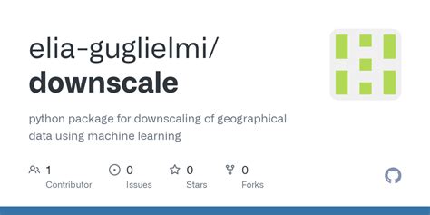 github elia guglielmi downscale python package for downscaling of