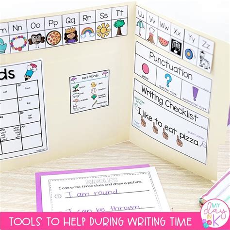 Writing Folder Writing Office Folder Kindergarten 1st 2nd And 3rd Grade Writing Etsy