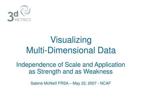 PPT Visualizing Multi Dimensional Data PowerPoint Presentation Free