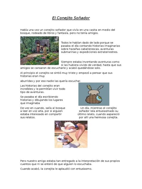 El Conejito Soñador Pdf