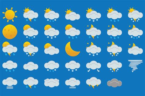 Dovora Interactive High Quality Free Weather Icon Pack Download