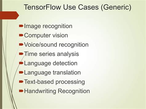 introduction to deep learning and tensorflow ppt