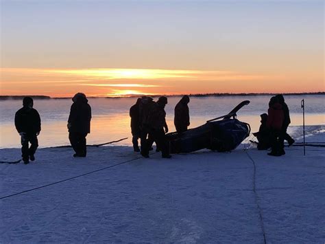 2 Men On Snowmachines Drown In Open Water Along The Kuskokwim River On New Years Day