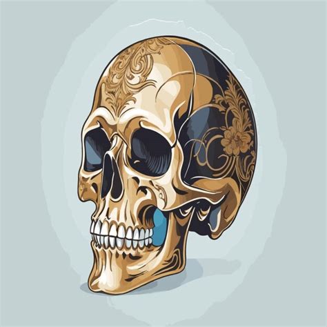 Premium Vector Skull Illustration Vector