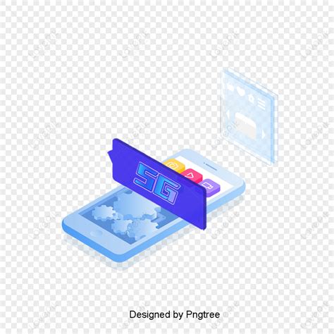 현대 3차원 4g 이동 전화 일러스트 네트워크 장치디지털소매 Png 일러스트 무료 다운로드 Lovepik