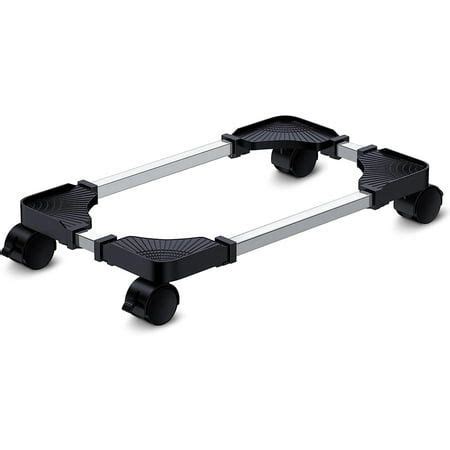 Loghot Pc Stand Computer Tower Stand Adjustable Mobile Cpu Stand With Wheels Fits Most Pc Size